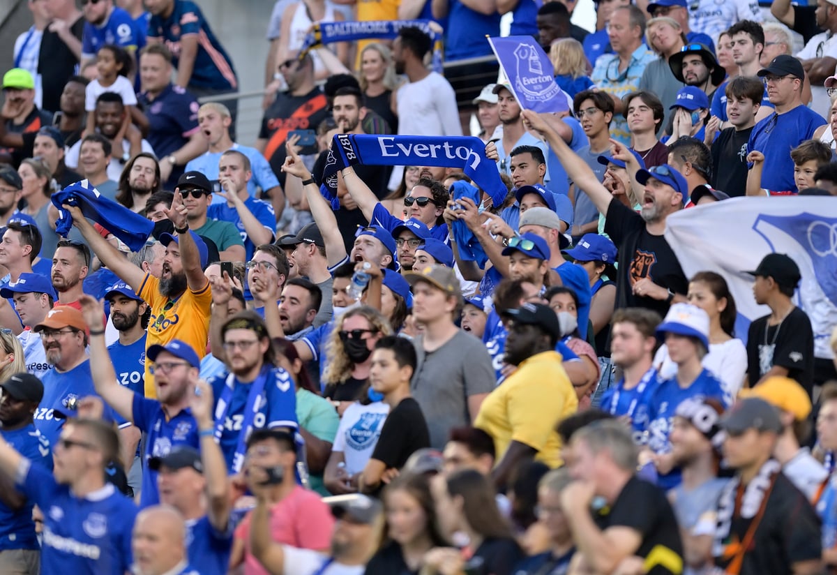 Journalist shares image of Everton fans during Liverpool tradition