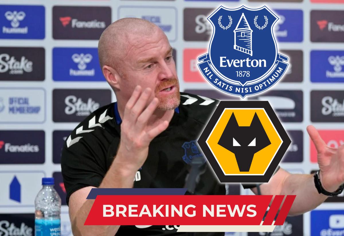 Everton confirmed starting XI for Premier League trip to Wolves