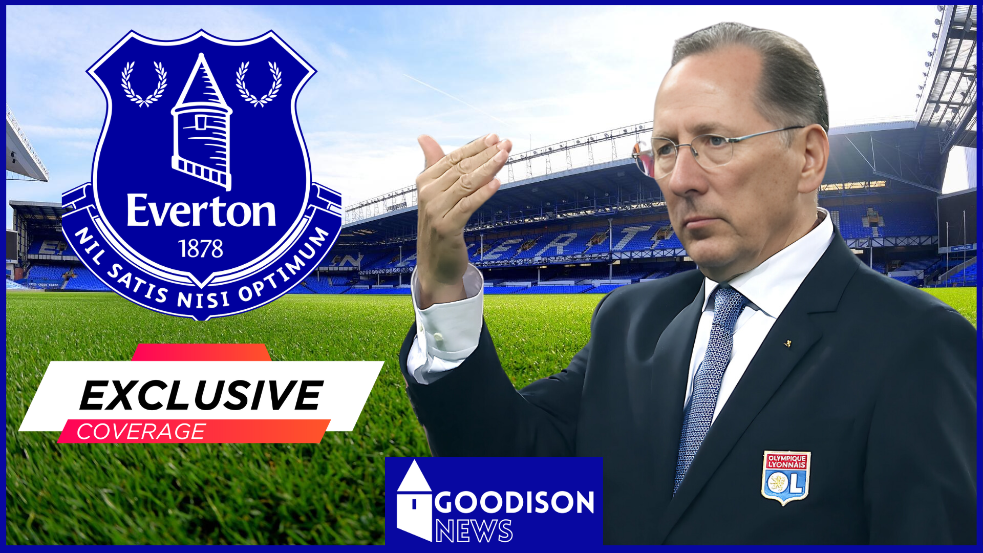 John Textor in need of help to complete Everton takeover