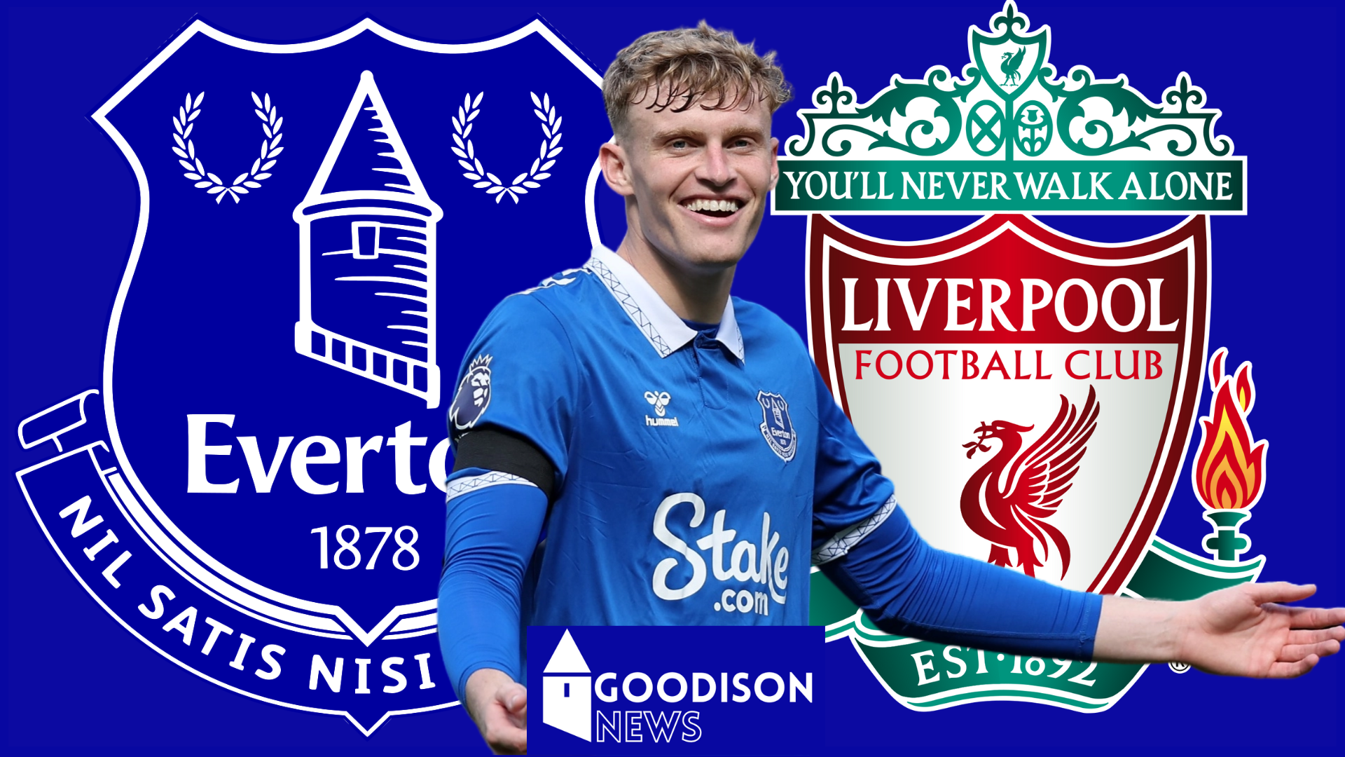 Everton ace Branthwaite told to think of career amid Liverpool links