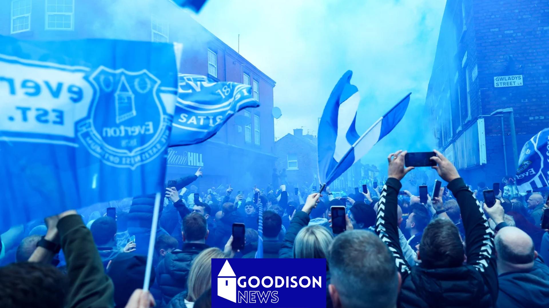 Goodison Park farewell: Incredible fan footage emerges from outside ground
