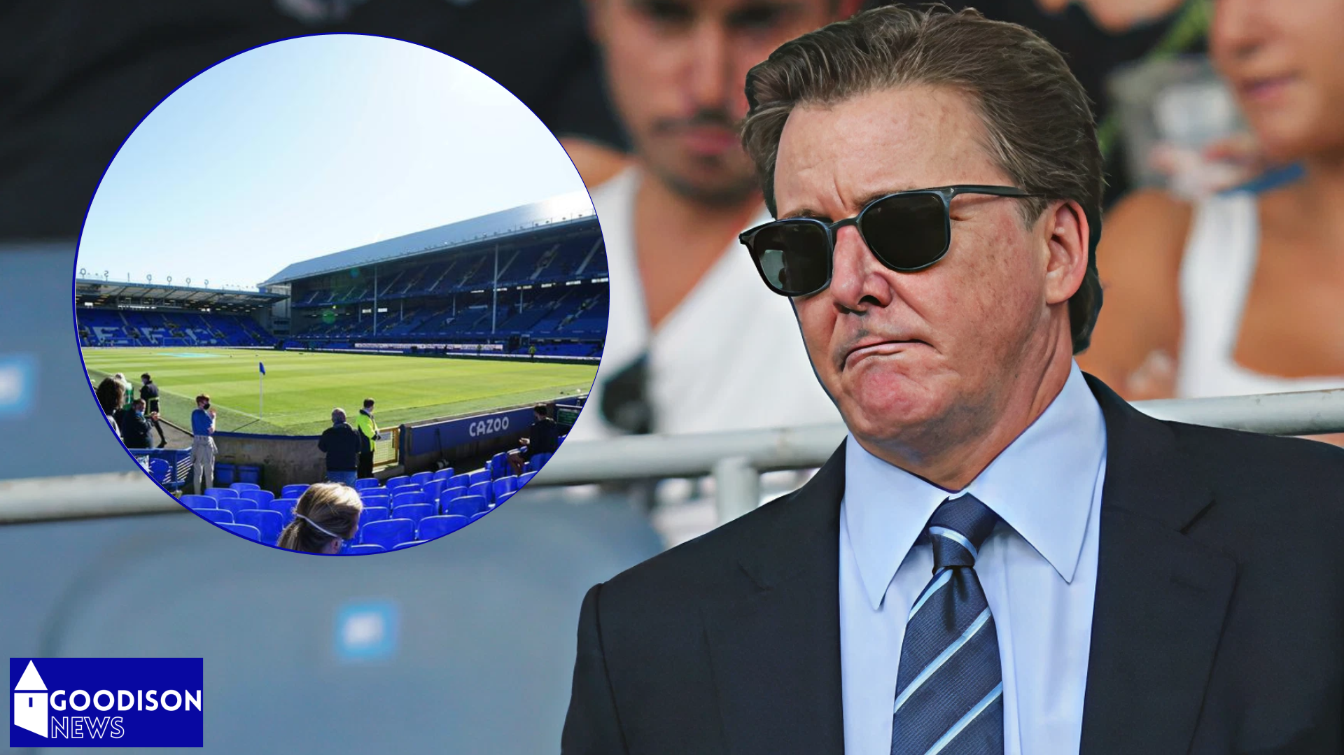 Marc Watts addresses Everton staff as TFG commission Goodison Park move