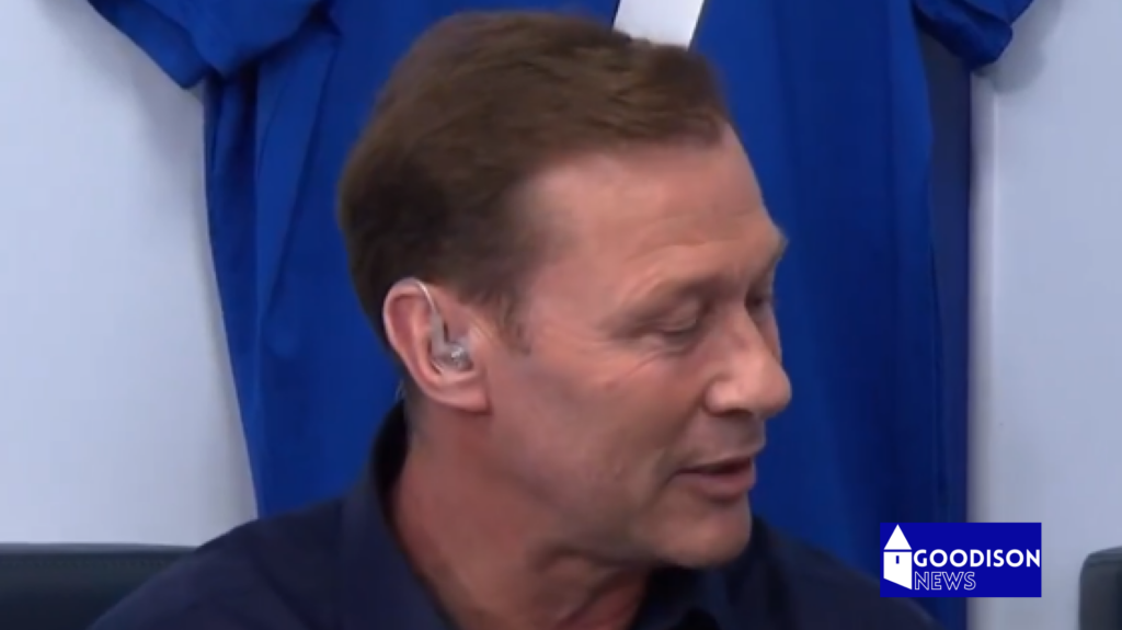 Duncan Ferguson brought to tears live on BBC by Everton footage