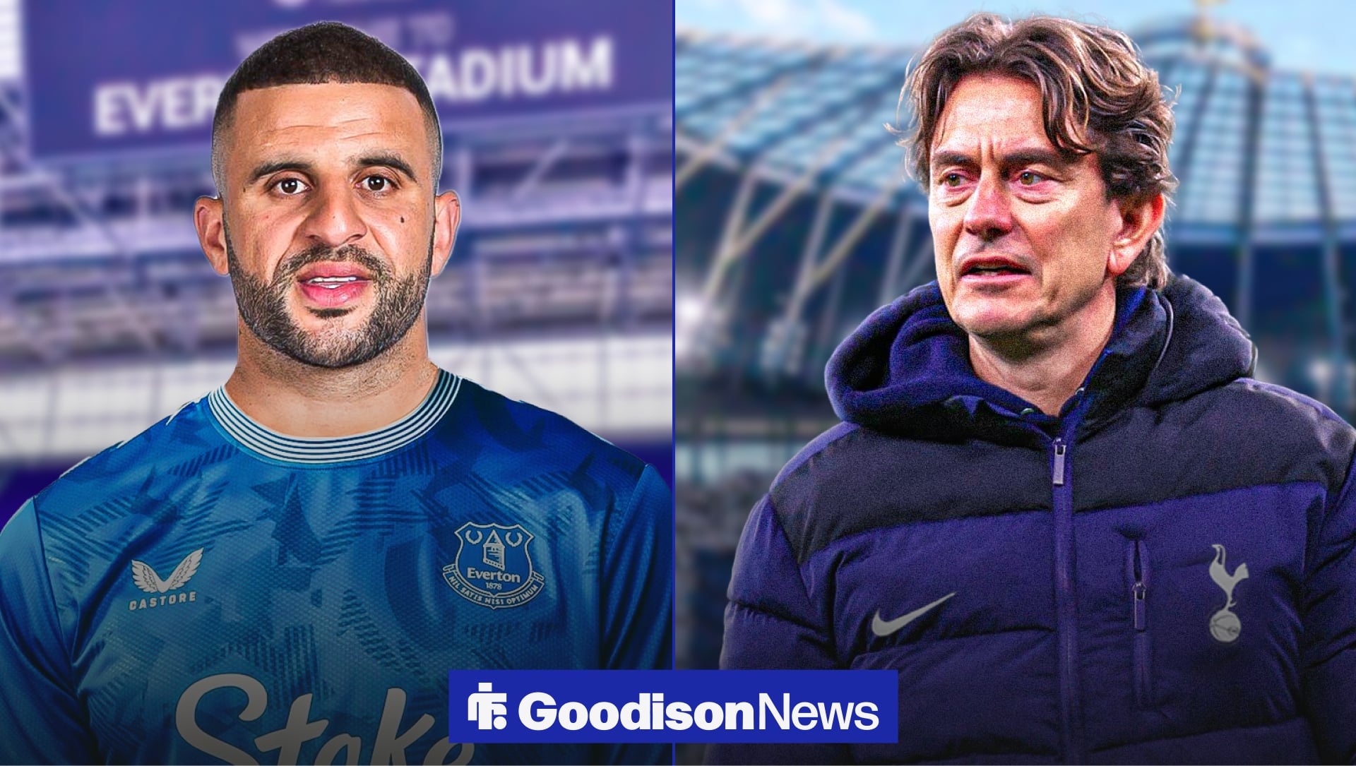 Tottenham hijack claim as shock shared over Walker to Everton news